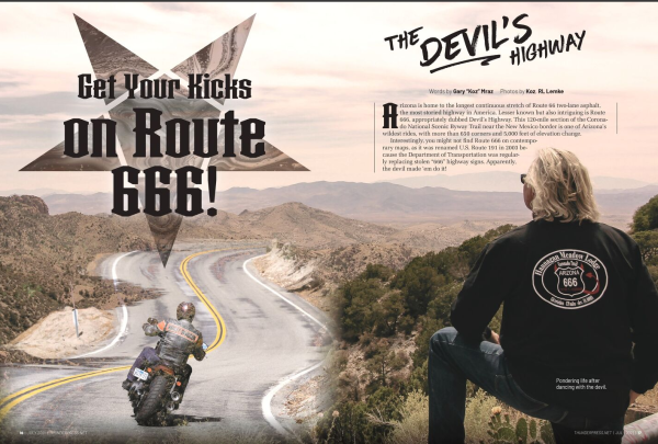 Riding the Devils’s Highway Route 666 KOZMOTO